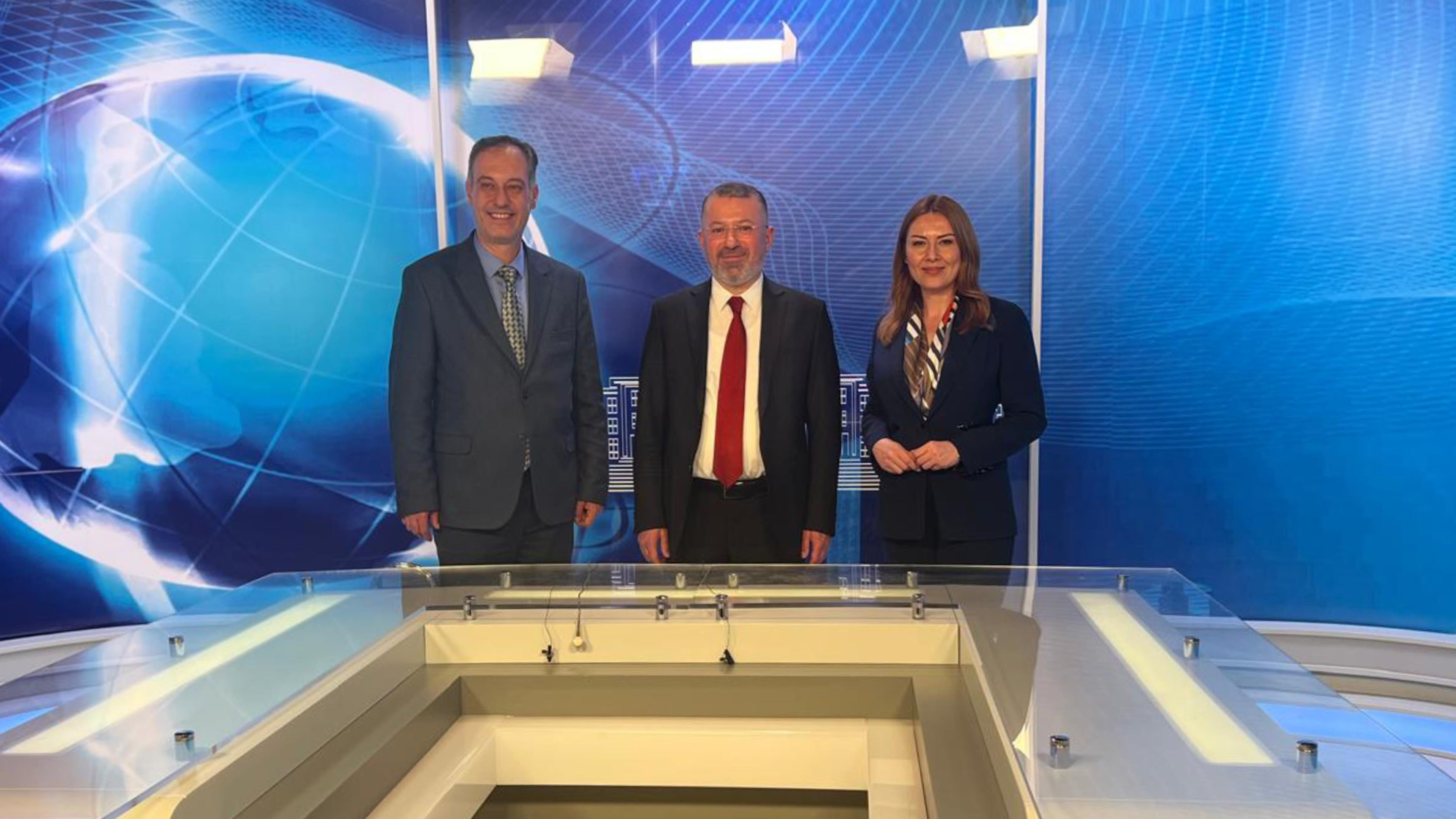 Rektör Prof. Dr. Fatih Kırışık, TBMM Televizyonunu Ziyaret Etti - KBÜ Medya